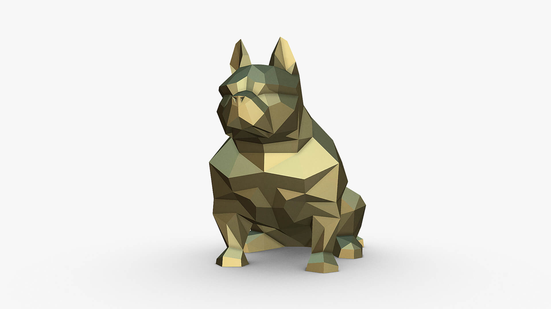 American Bully - 3D Model by lowpoly_print