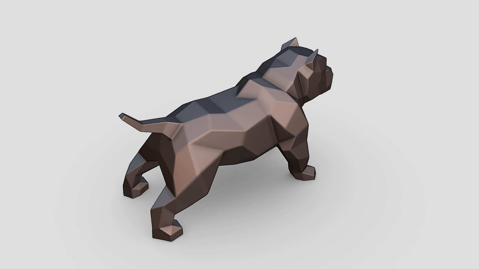 American Bully - 3D Print Model by lowpoly_print