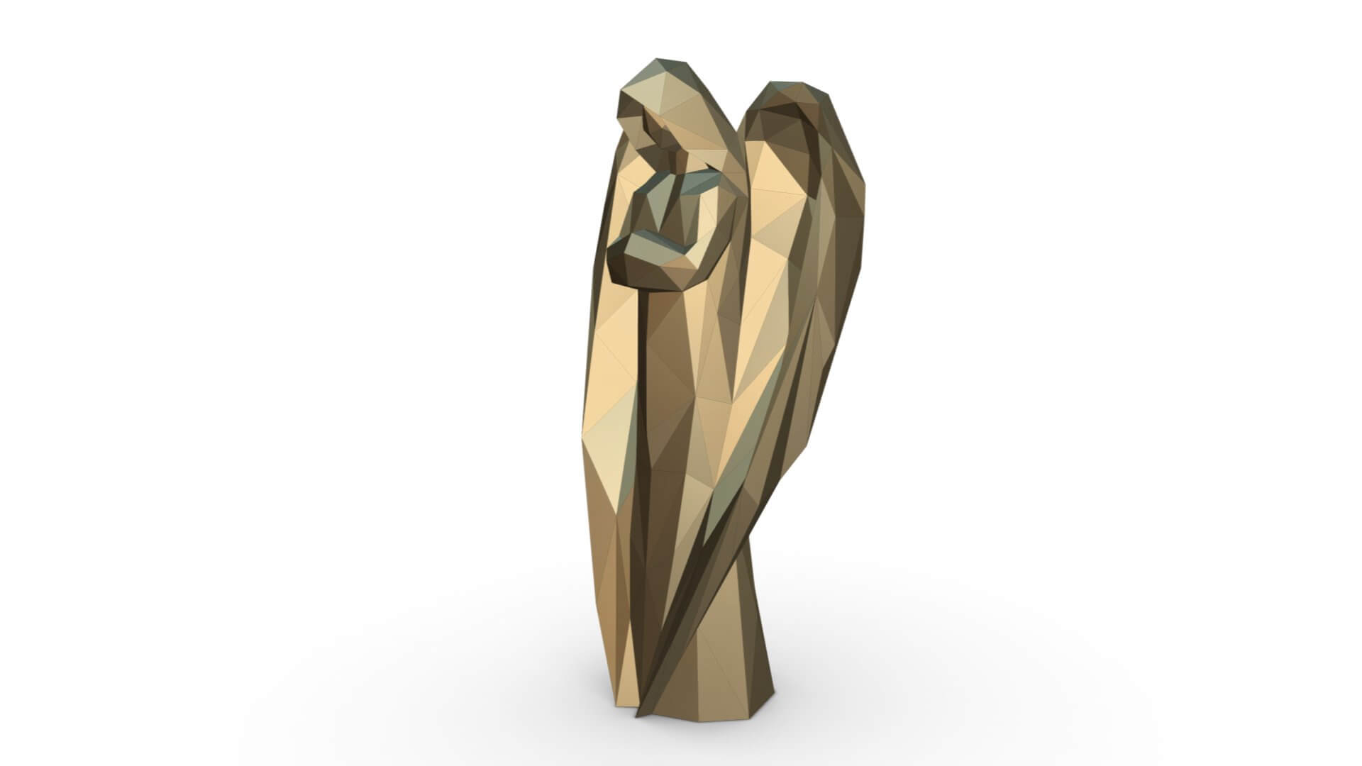 Low Poly Angel - 3D Print Model by lowpoly_print