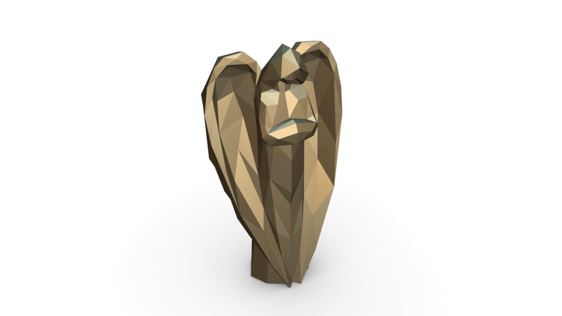 Low Poly Angel - 3D Print Model by lowpoly_print