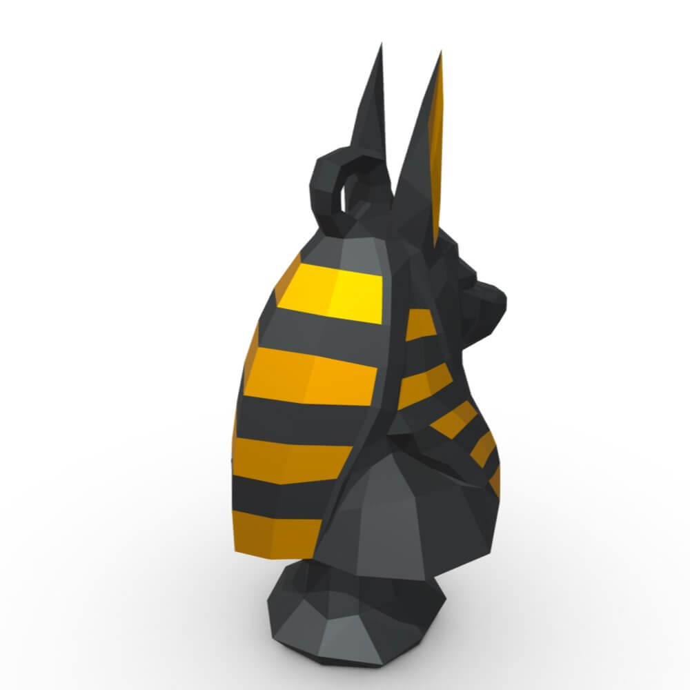 Low Poly Anubis - 3D Model by lowpoly_print