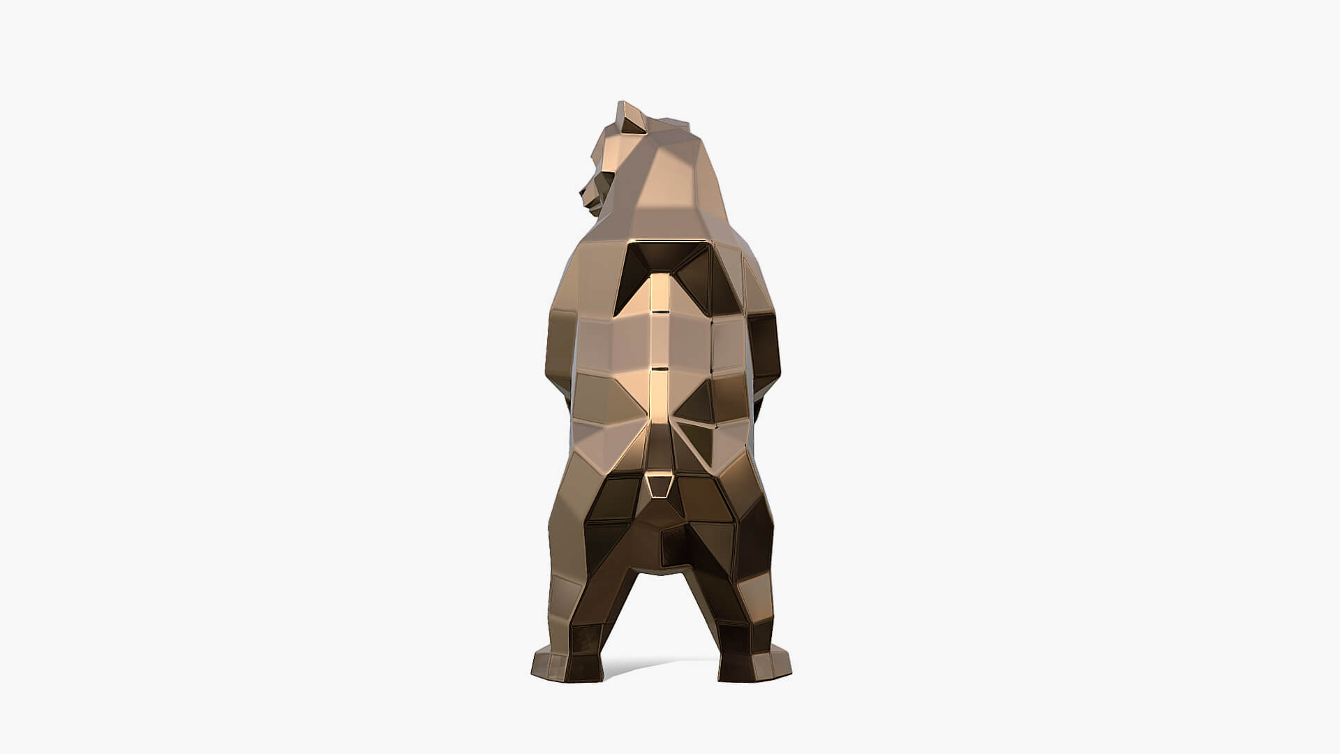 Bear Figure Grizzly - 3D Model by lowpoly_print