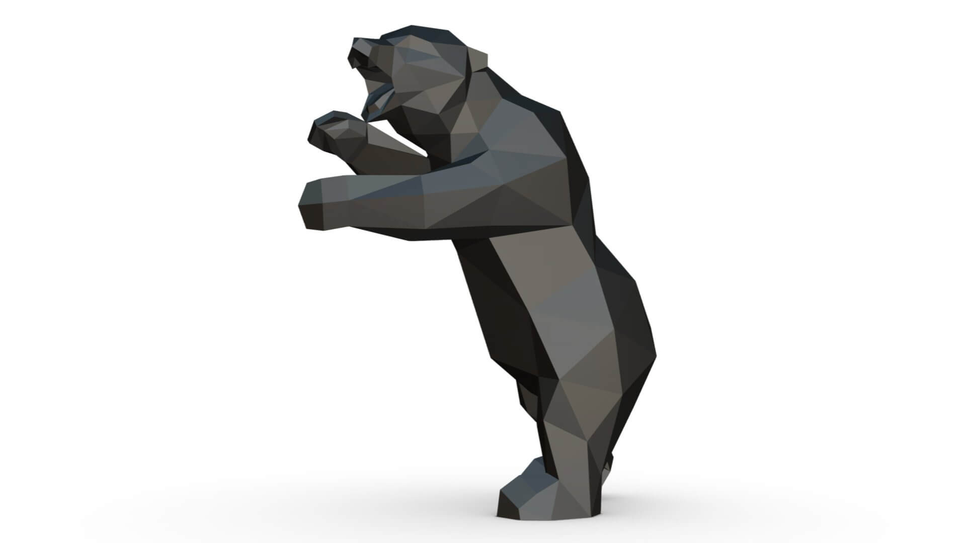 Low Poly Bear - 3D Model by lowpoly_print