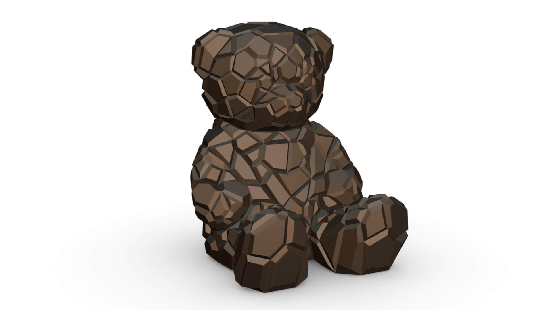 Low Poly Bear - 3D Model by lowpoly_print