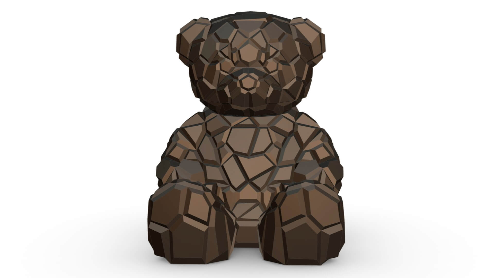 Low Poly Bear - 3D Model by lowpoly_print