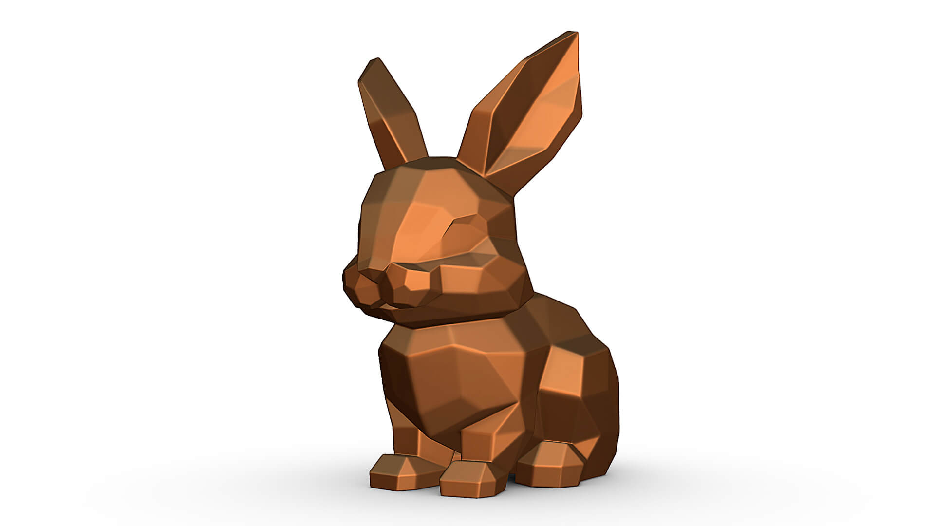 Bunny Low Poly - 3D Model by lowpoly_print