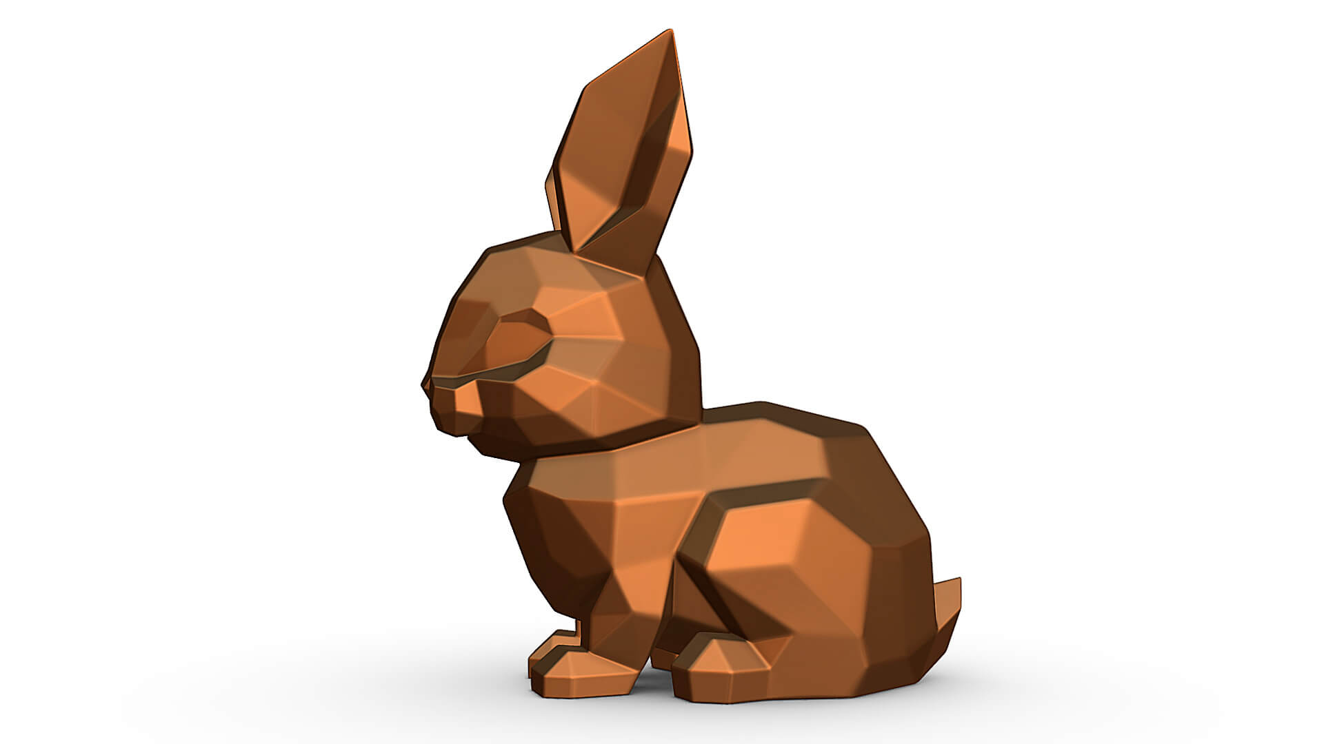 Bunny Low Poly - 3D Model by lowpoly_print