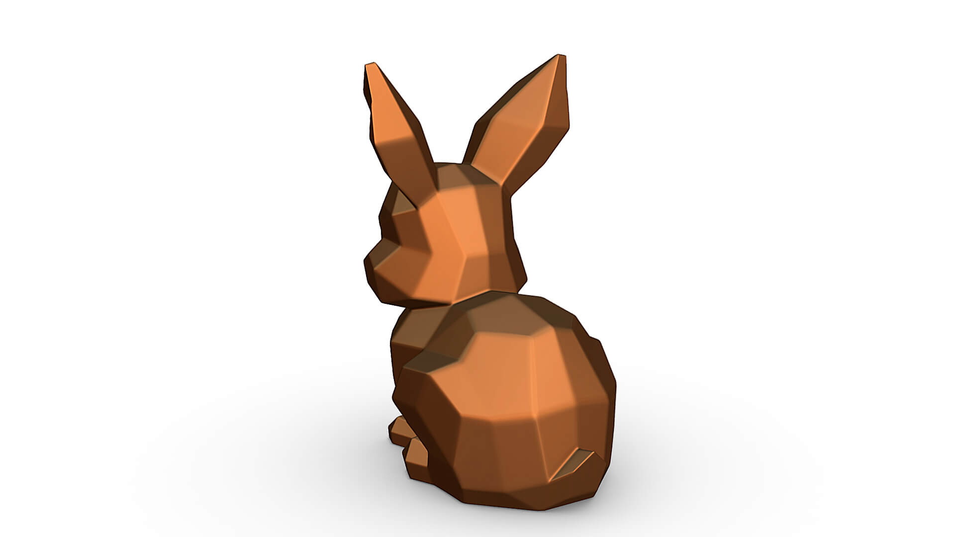 Bunny Low Poly - 3D Model by lowpoly_print
