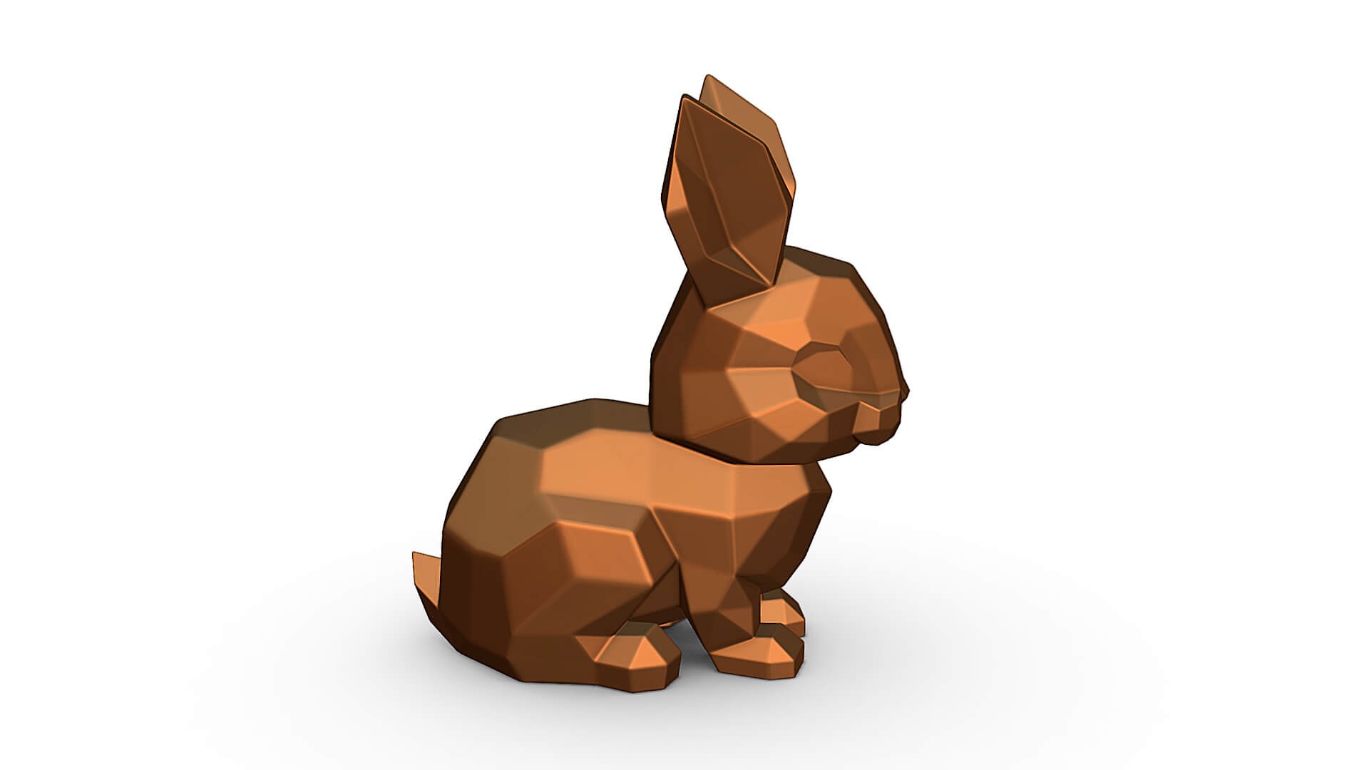 Bunny Low Poly - 3D Model by lowpoly_print