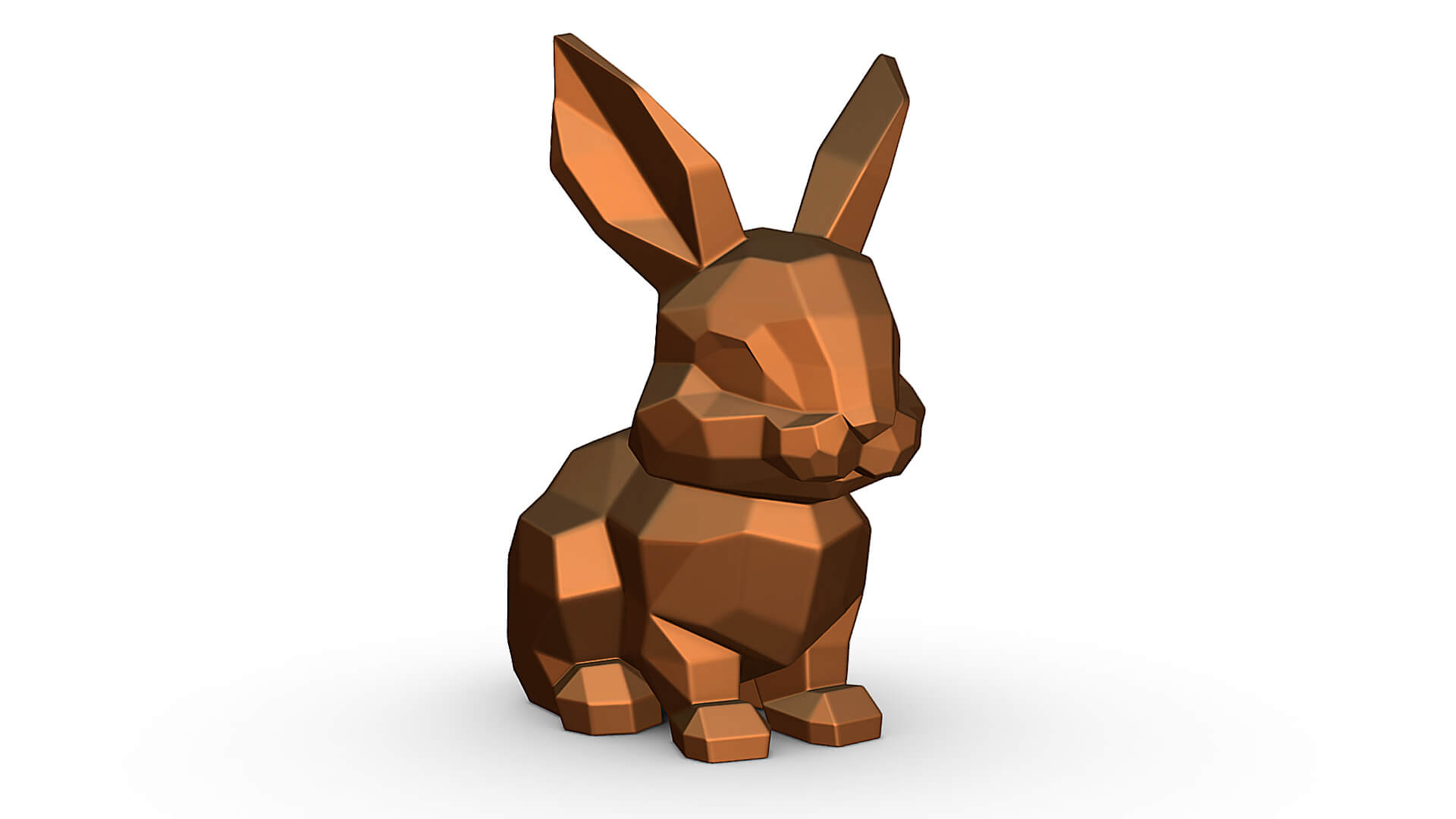 Bunny Low Poly - 3D Model by lowpoly_print