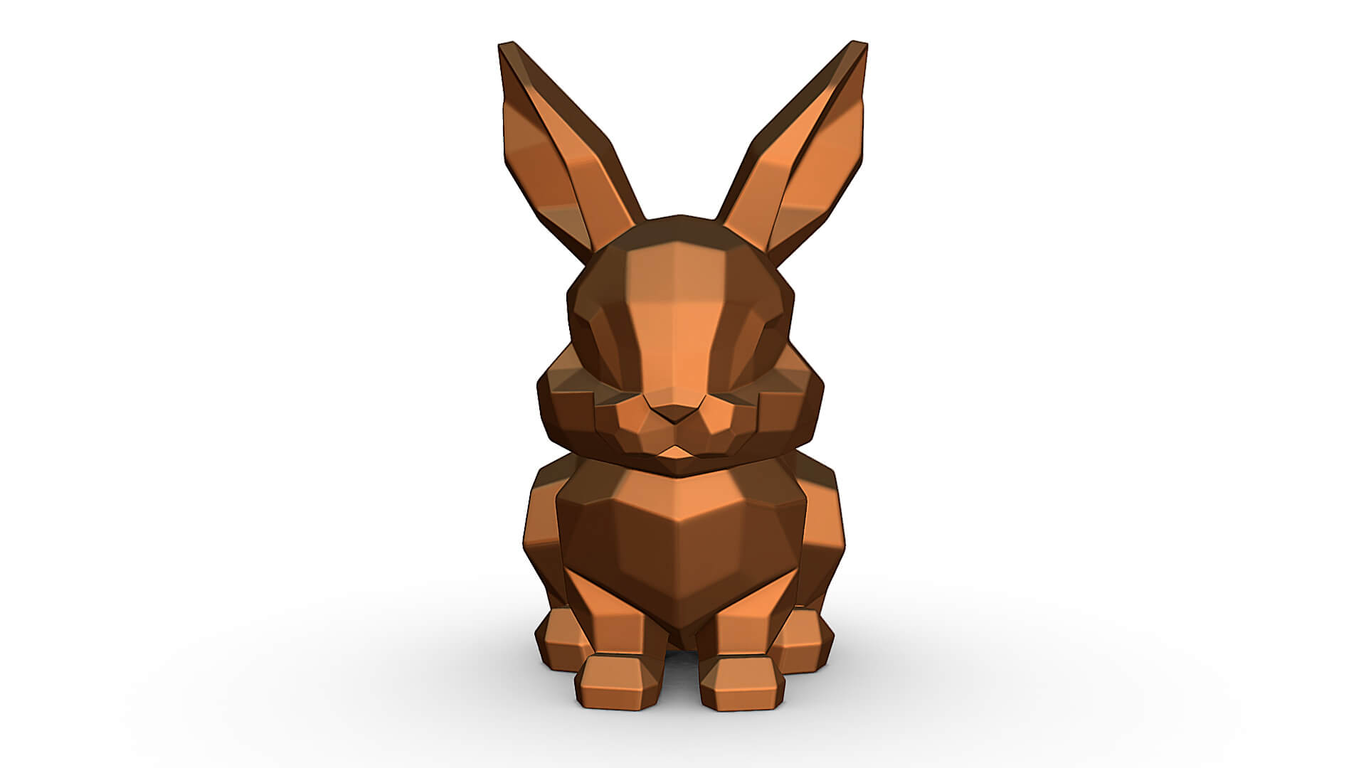 Bunny Low Poly - 3D Model by lowpoly_print