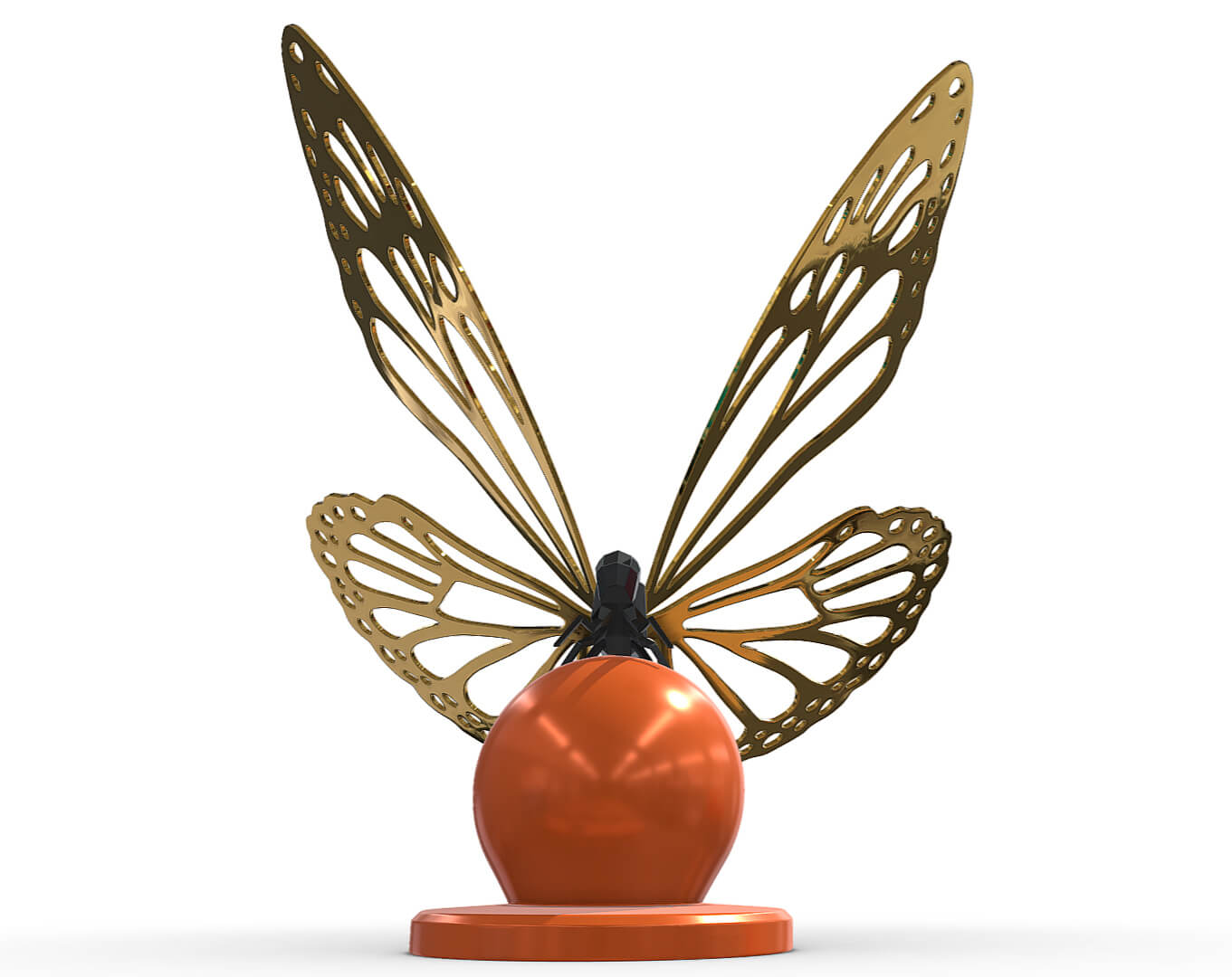 Butterfly Model by lowpoly_print