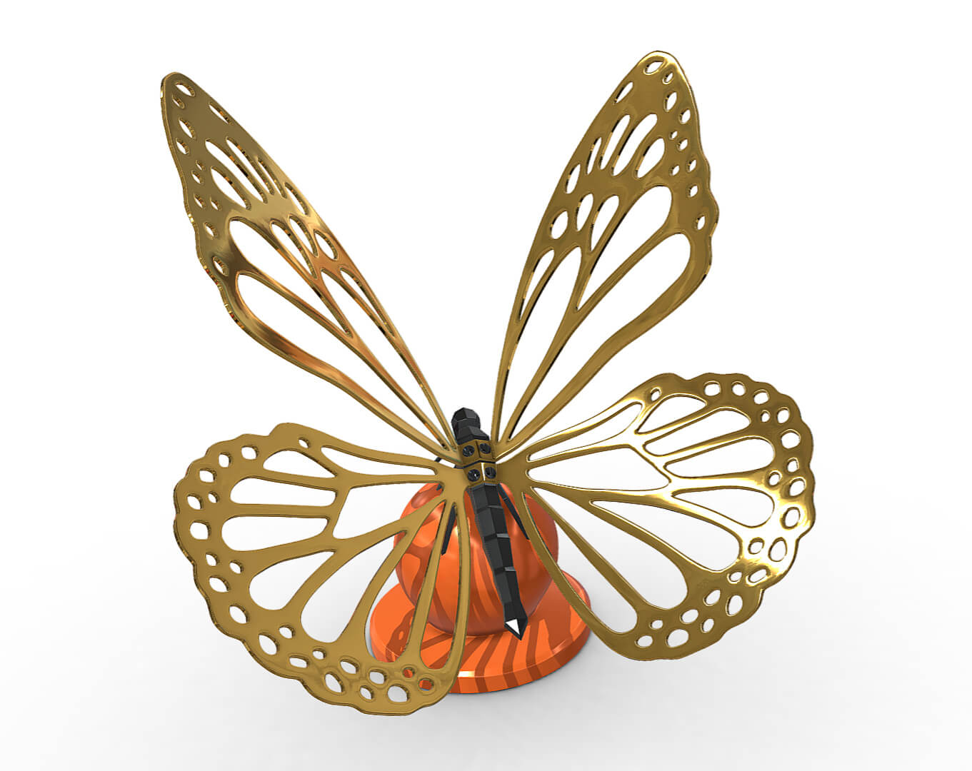 Butterfly Model by lowpoly_print