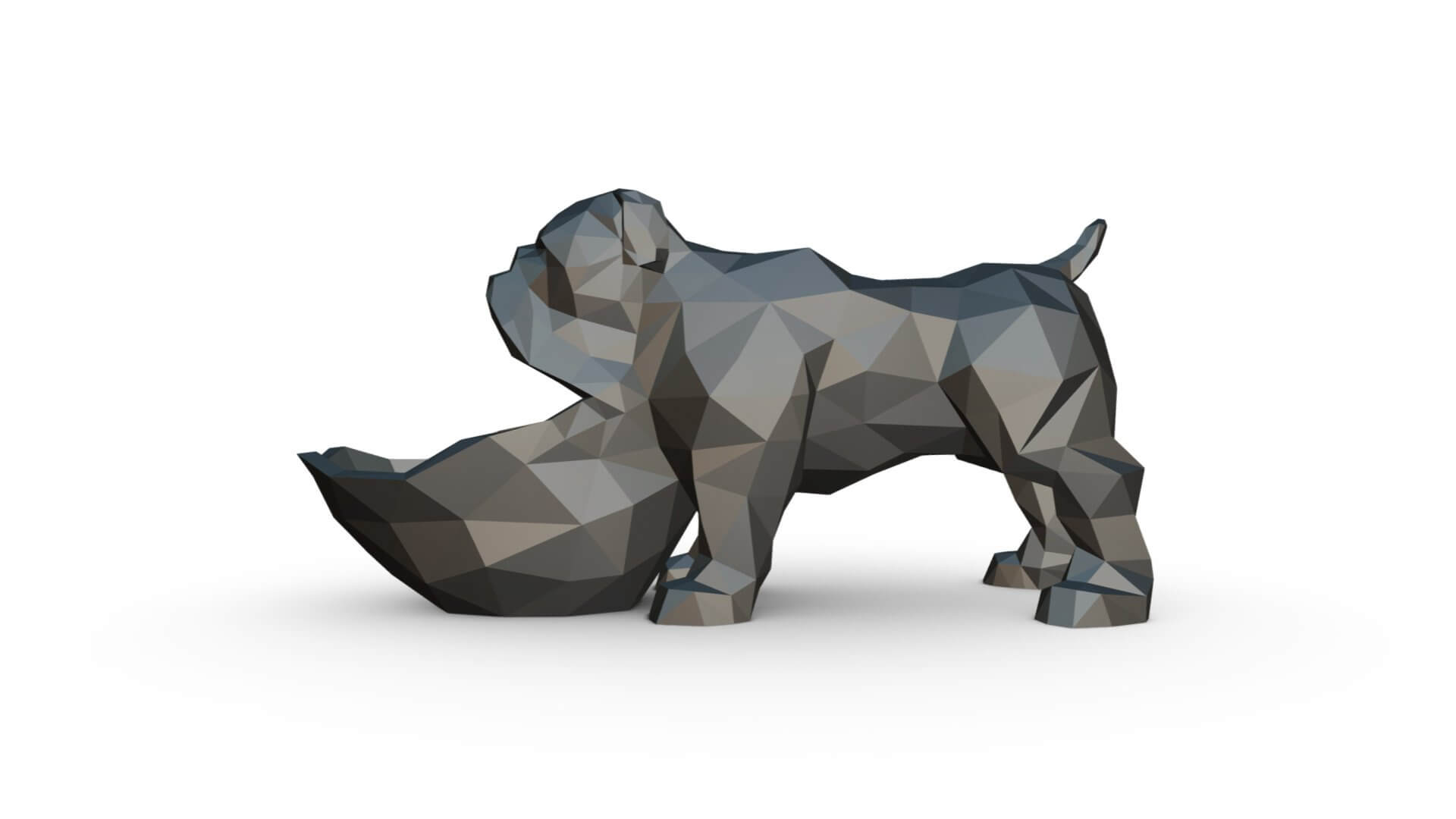 Low Poly Candy Bowl - 3D Model by lowpoly_print