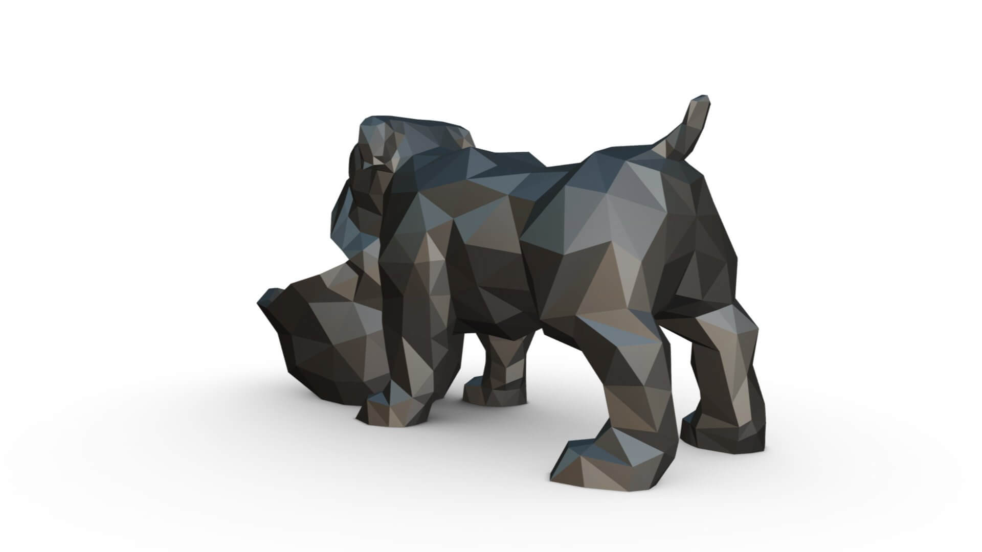 Low Poly Candy Bowl - 3D Model by lowpoly_print