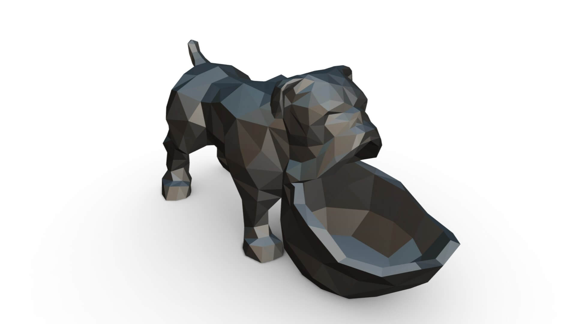 Low Poly Candy Bowl - 3D Model by lowpoly_print