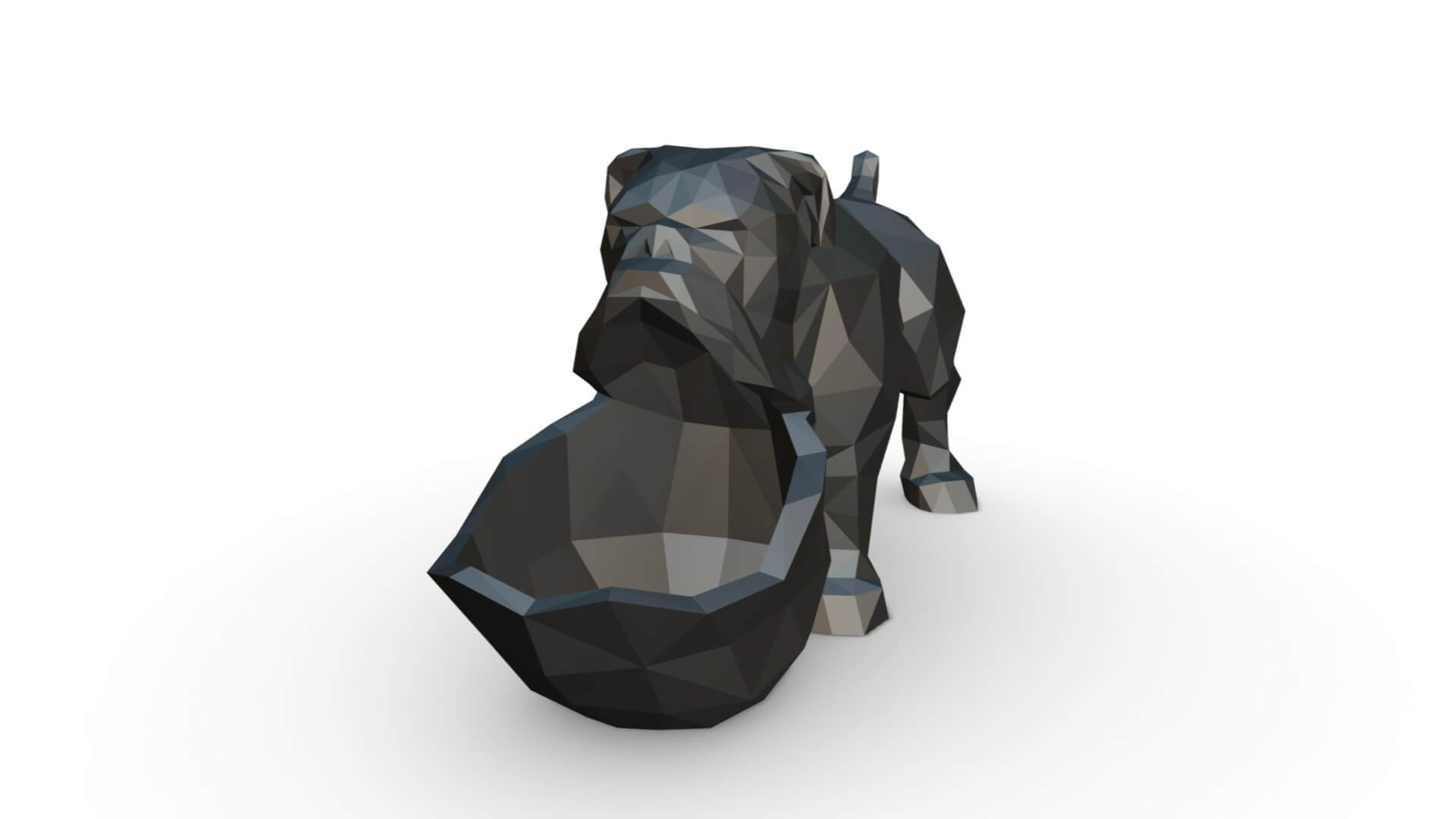 Low Poly Candy Bowl - 3D Model by lowpoly_print