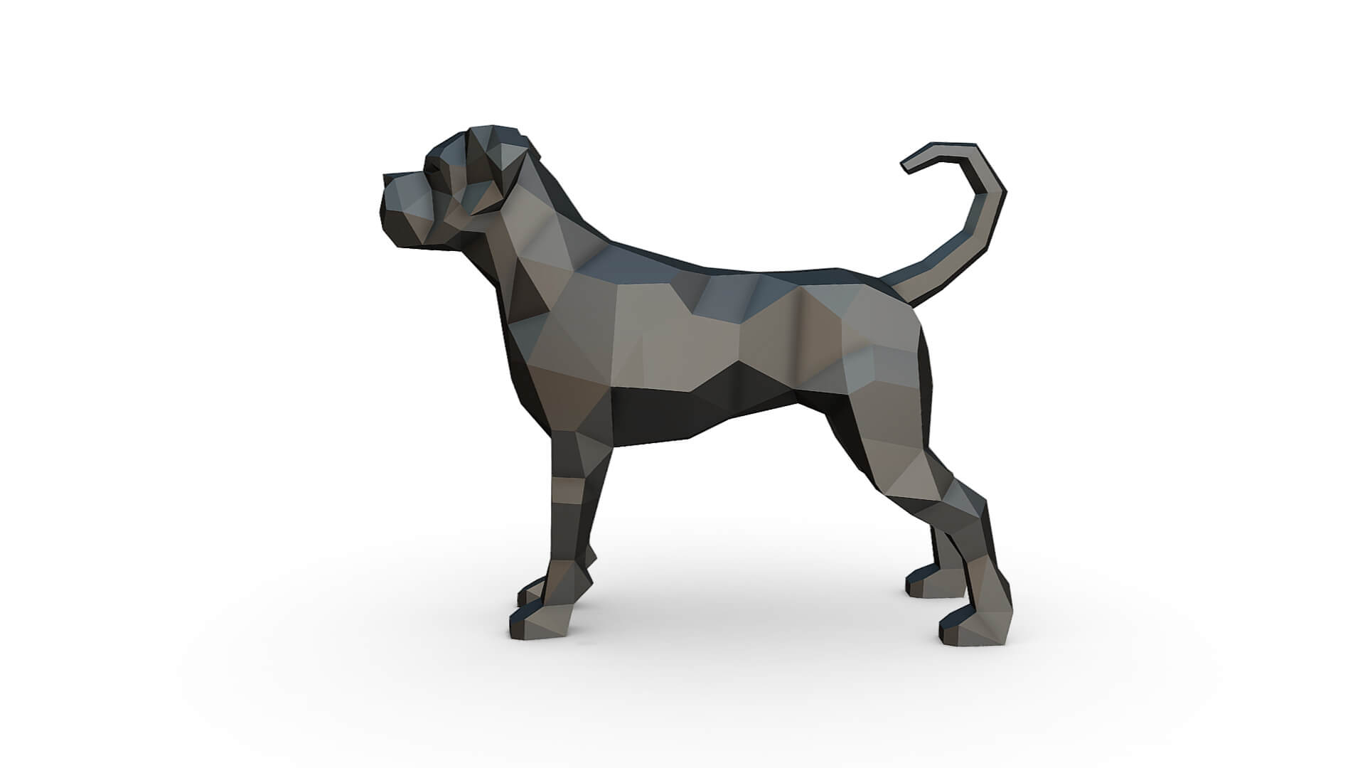 Cane Corso Dog - 3D Print Model by lowpoly_print