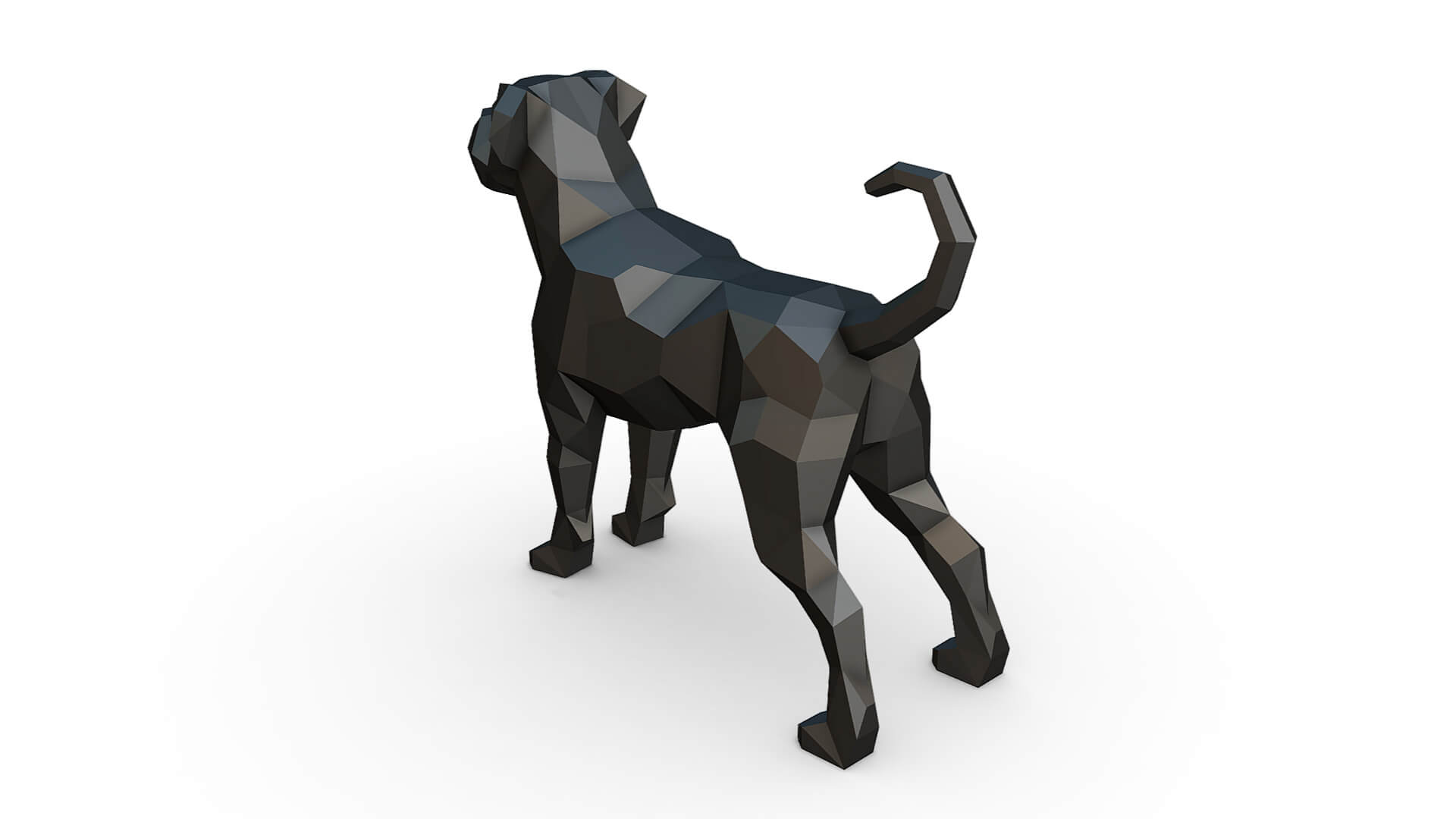 Cane Corso Dog - 3D Print Model by lowpoly_print