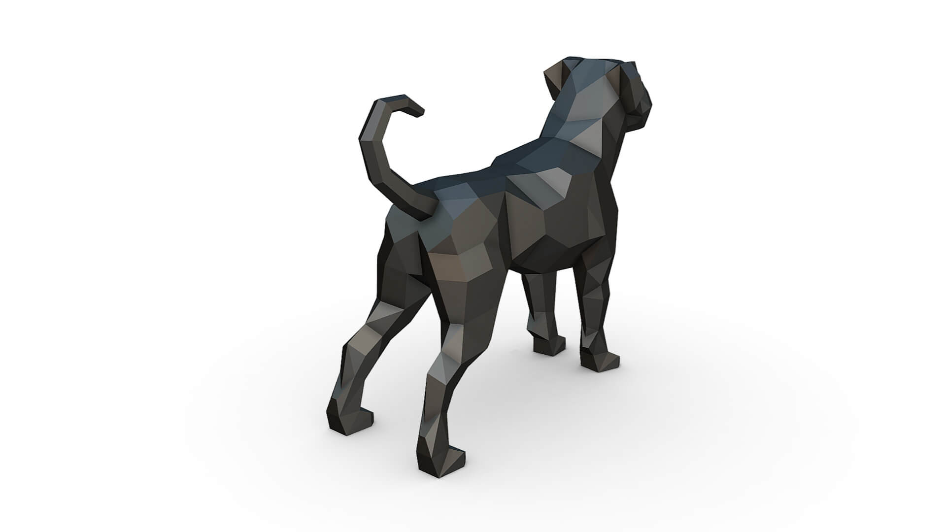 Cane Corso Dog - 3D Print Model by lowpoly_print