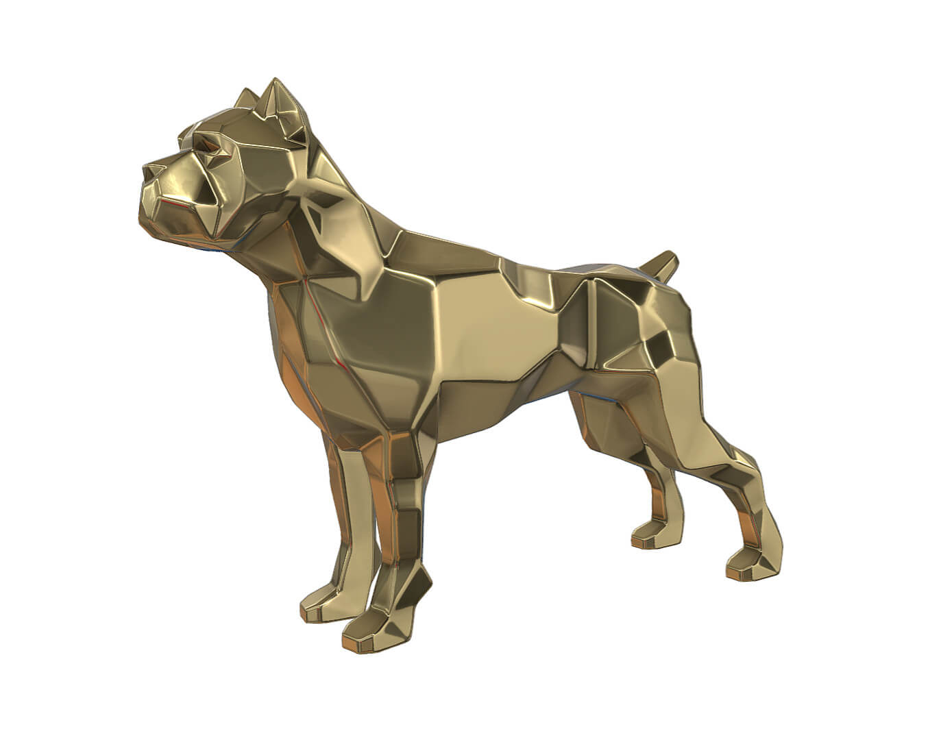 Cane Corso Dog - 3D Print Model by lowpoly_print