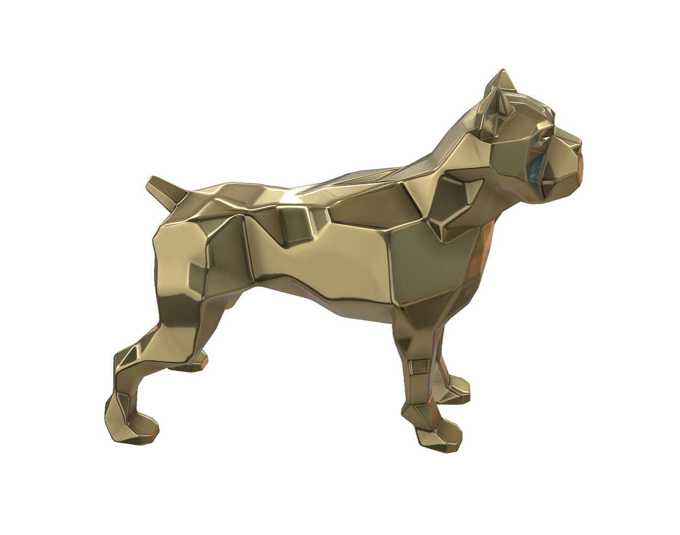 Cane Corso Dog - 3D Print Model by lowpoly_print