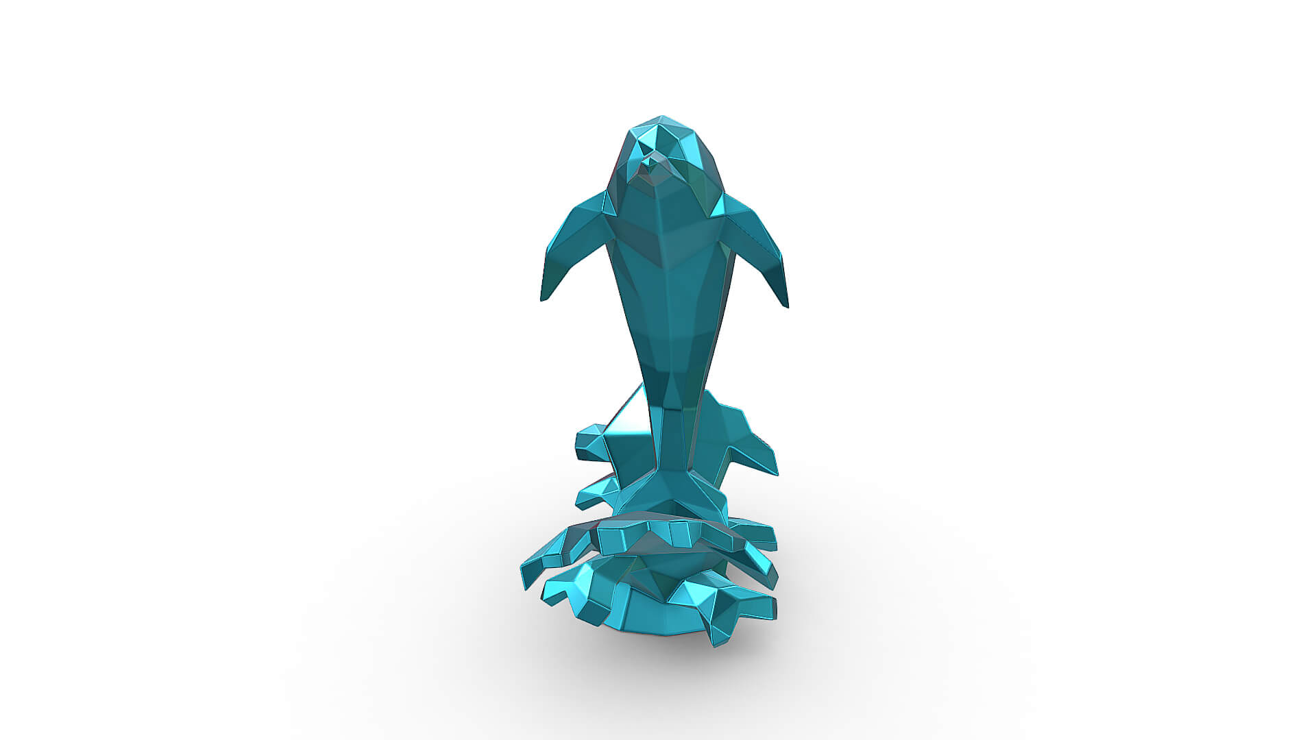 Dolphin Figure - 3D Print Model by lowpoly_print
