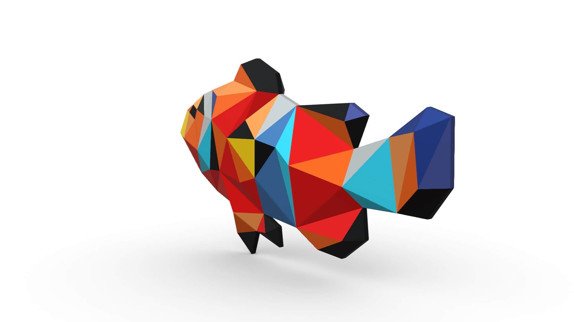 Low Poly Fish - 3D Model by lowpoly_print
