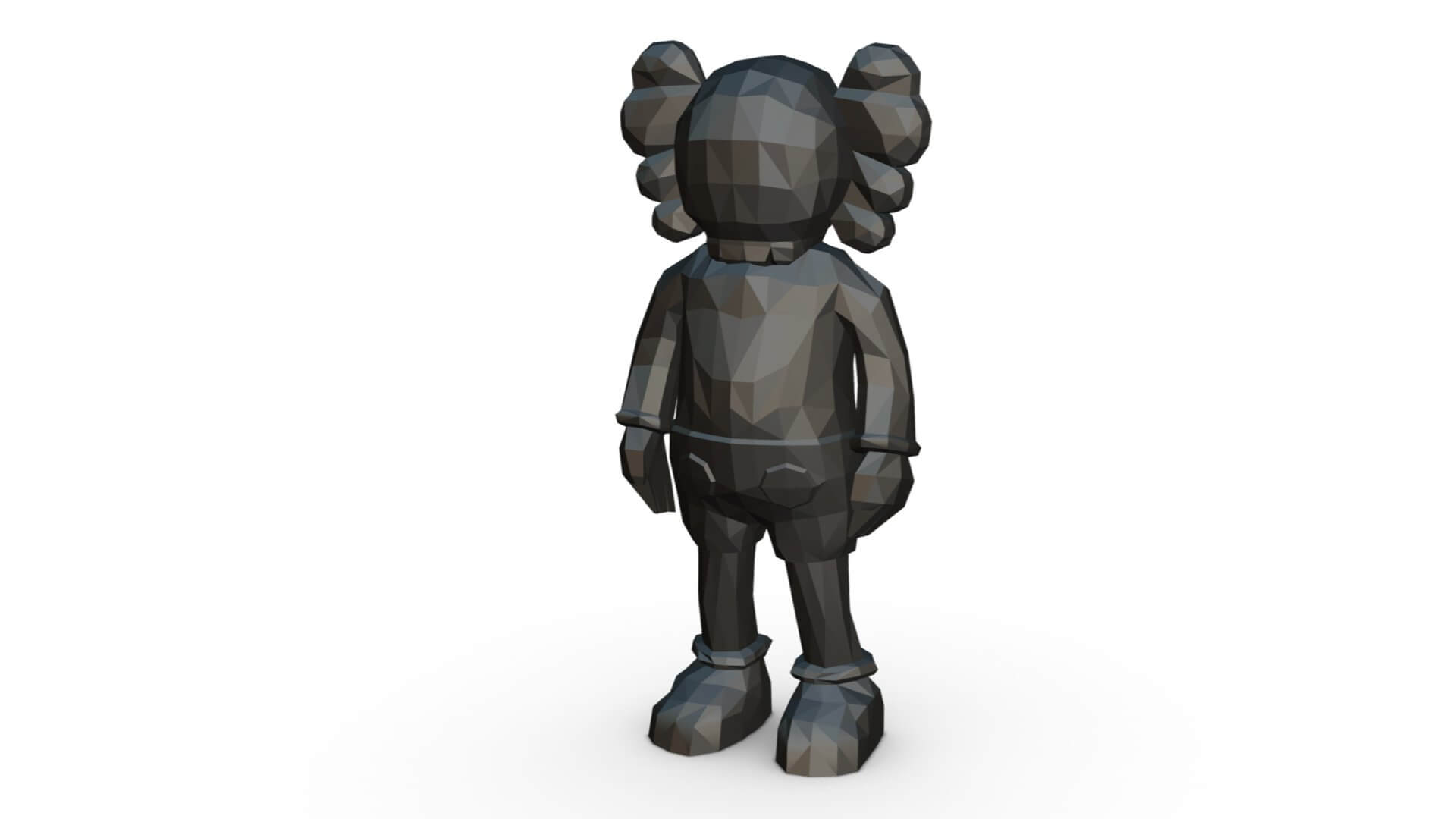 Low Poly Kaws - 3D Model by lowpoly_print