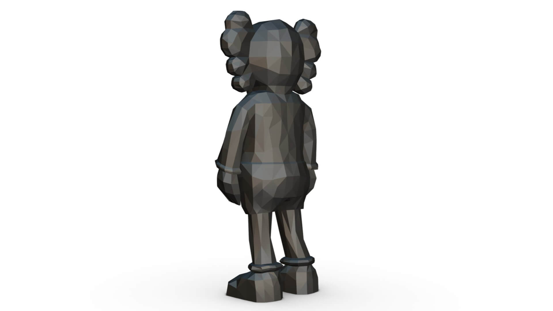 Low Poly Kaws - 3D Model by lowpoly_print