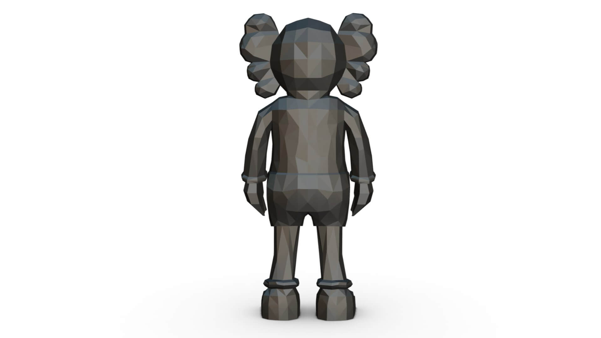 Low Poly Kaws - 3D Model by lowpoly_print