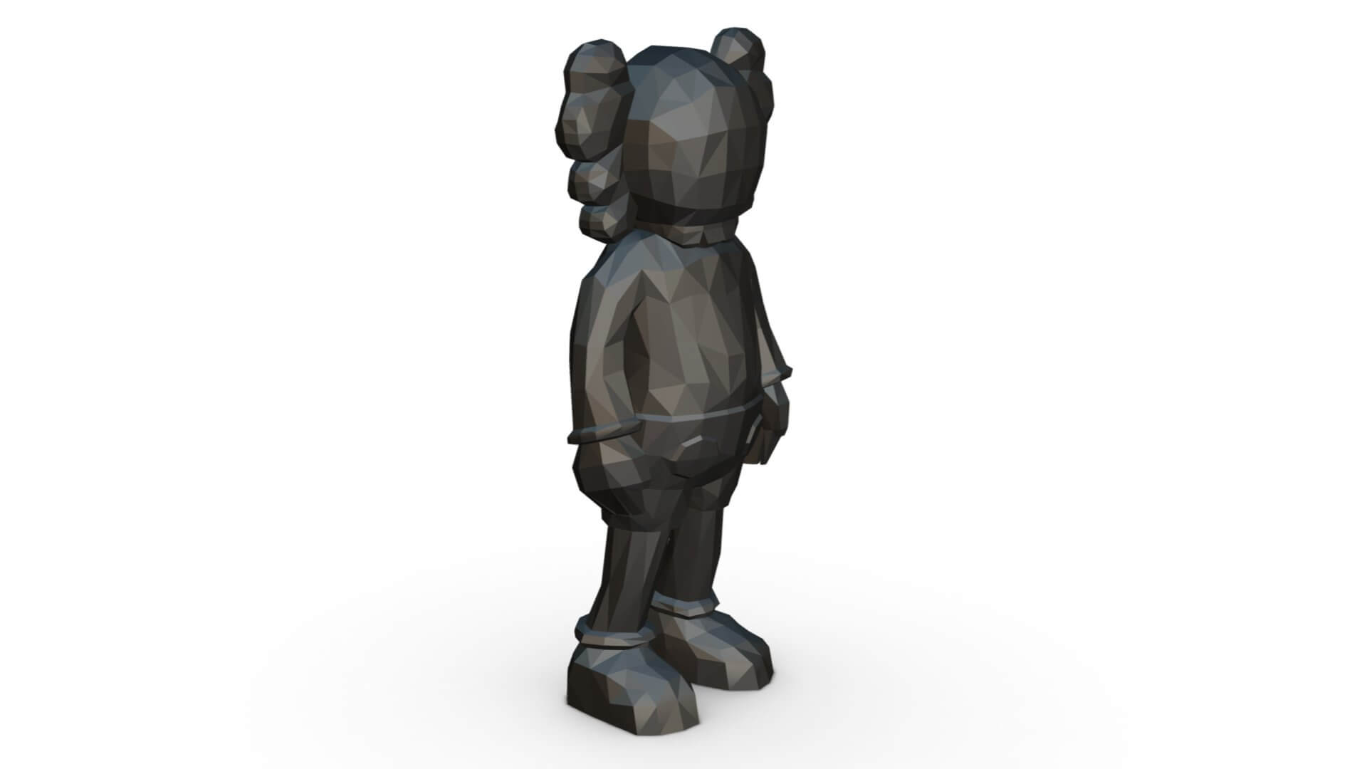 Low Poly Kaws - 3D Model by lowpoly_print
