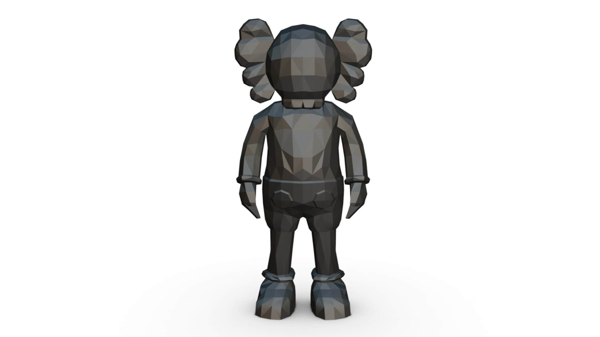 Low Poly Kaws - 3D Model by lowpoly_print