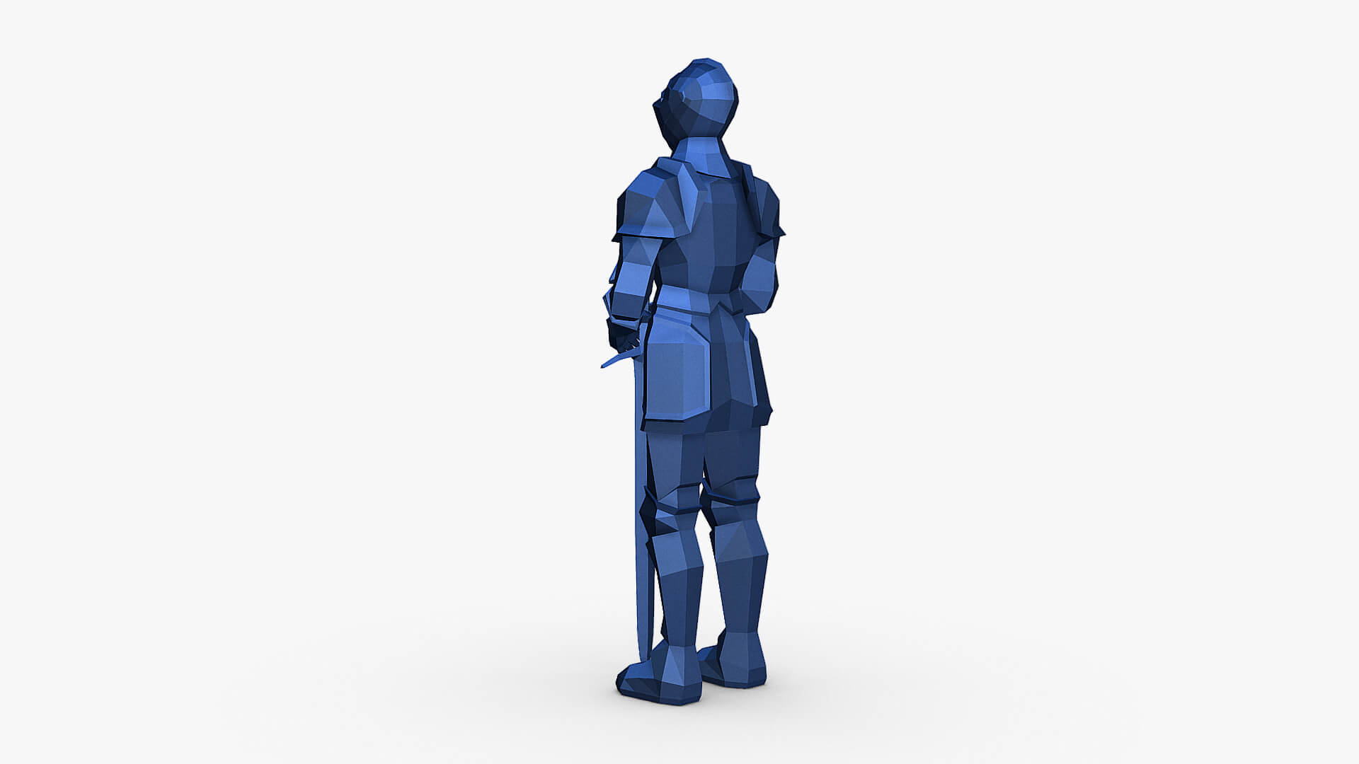 Knight low poly - 3D Model by lowpoly_print