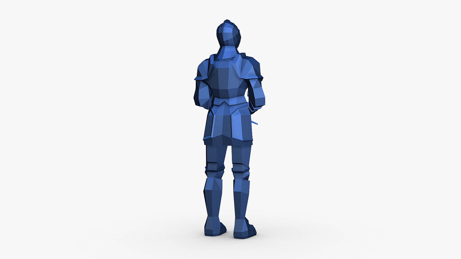 Knight low poly - 3D Model by lowpoly_print