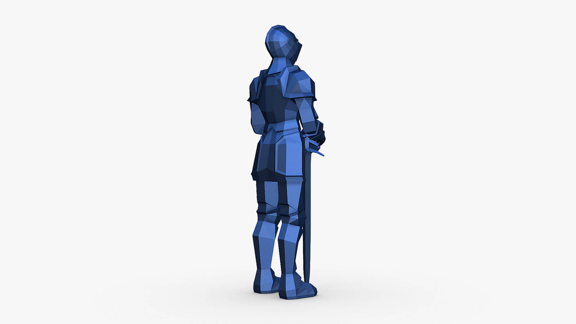 Knight low poly - 3D Model by lowpoly_print