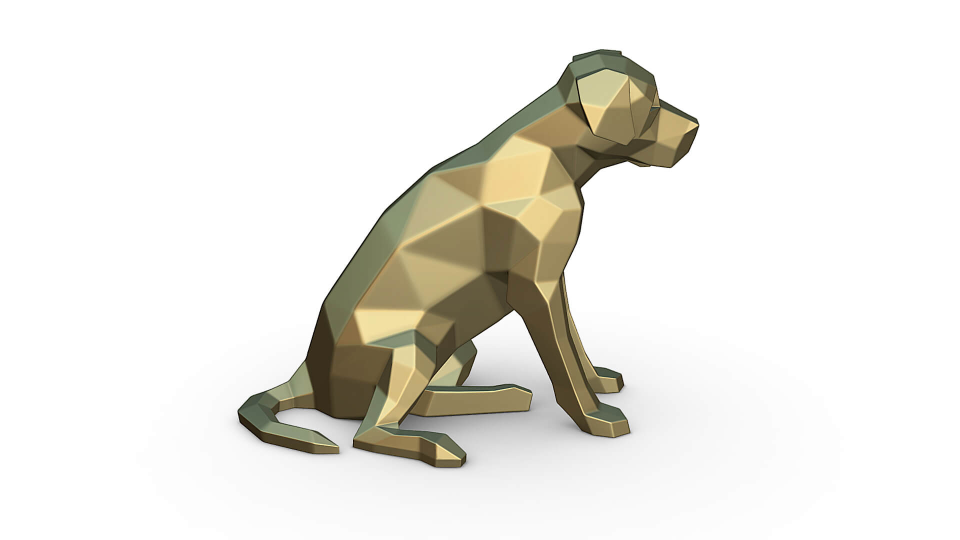 Labrador Dog - 3D Model by lowpoly_print