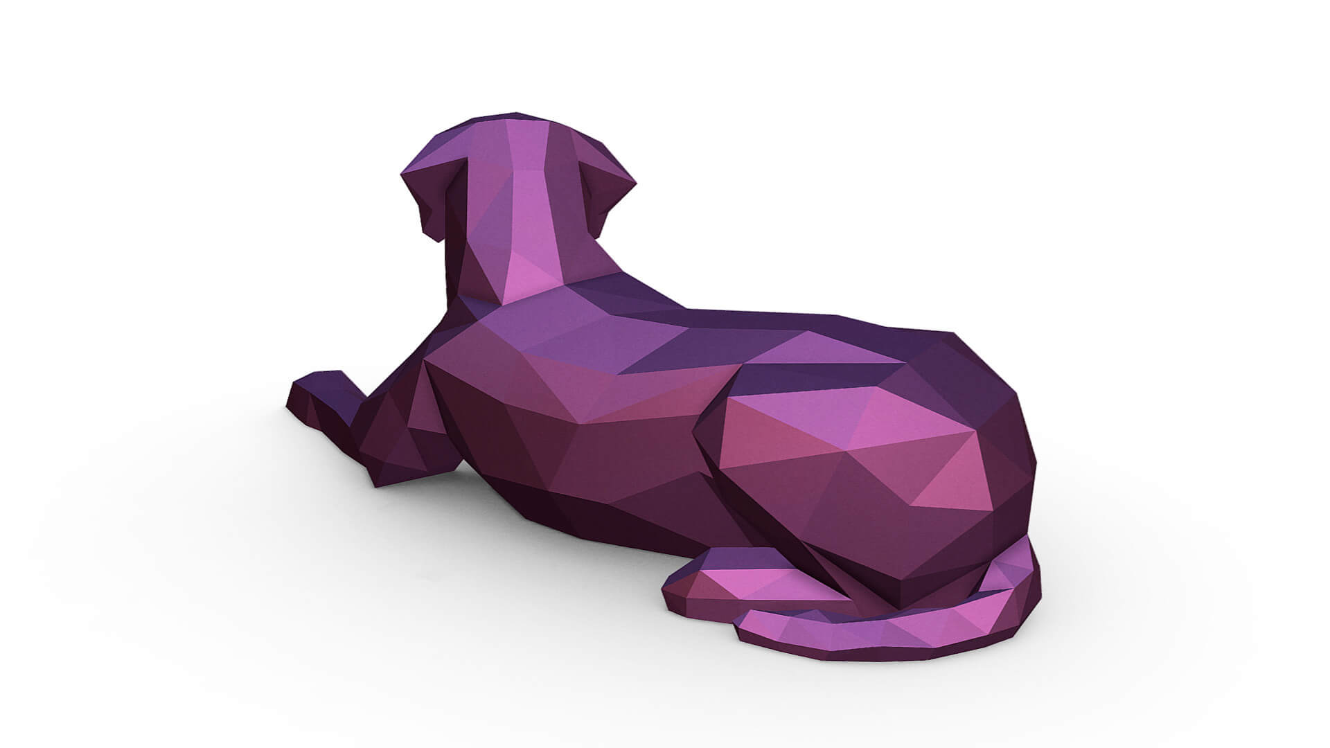 Low Poly Labrador - 3D Model by lowpoly_print
