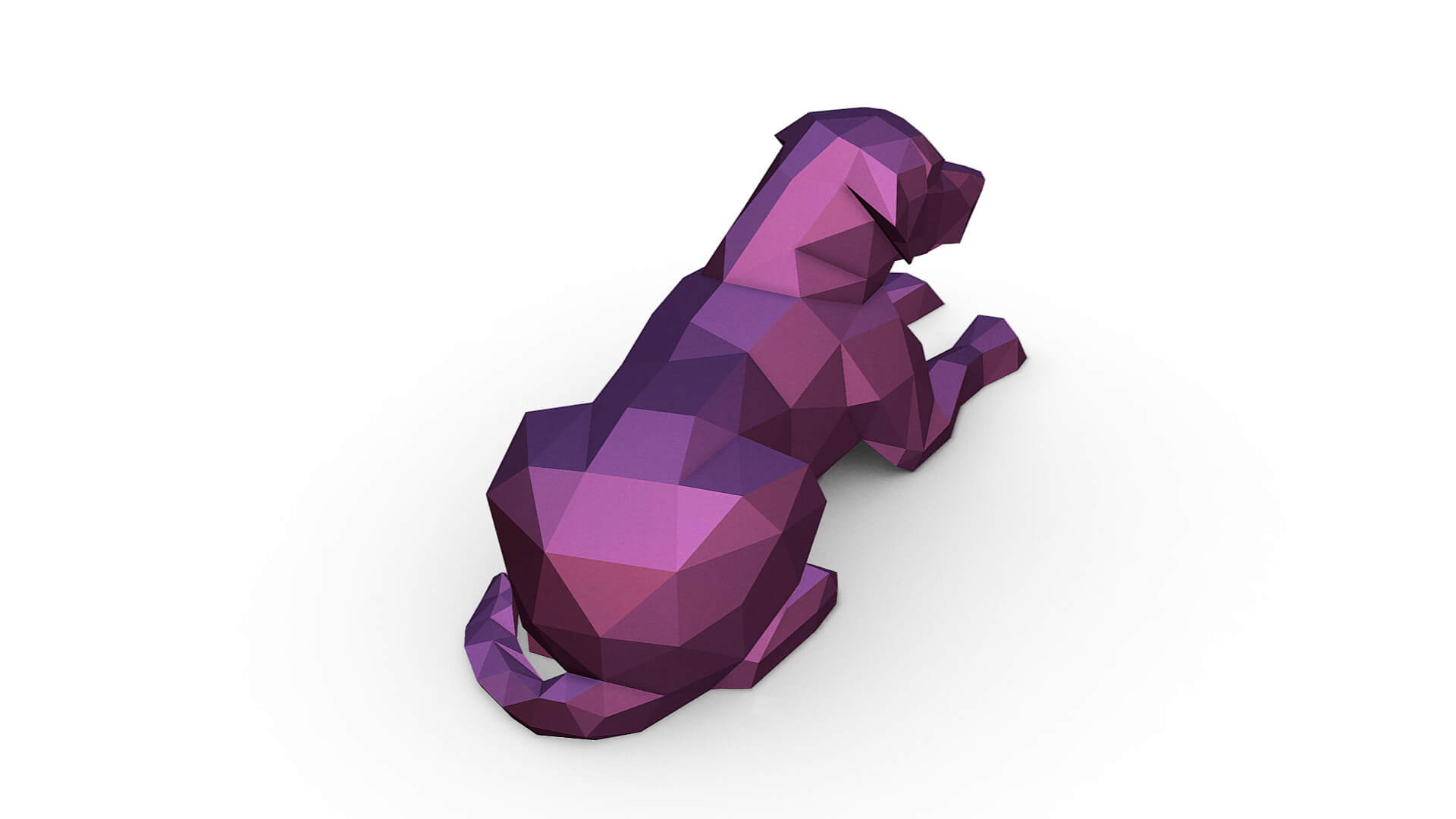 Low Poly Labrador - 3D Model by lowpoly_print