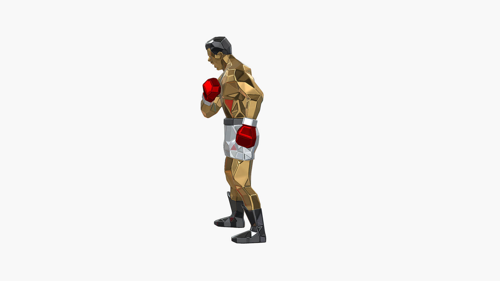Muhammad Ali Figurines - 3D Print Model by lowpoly_print