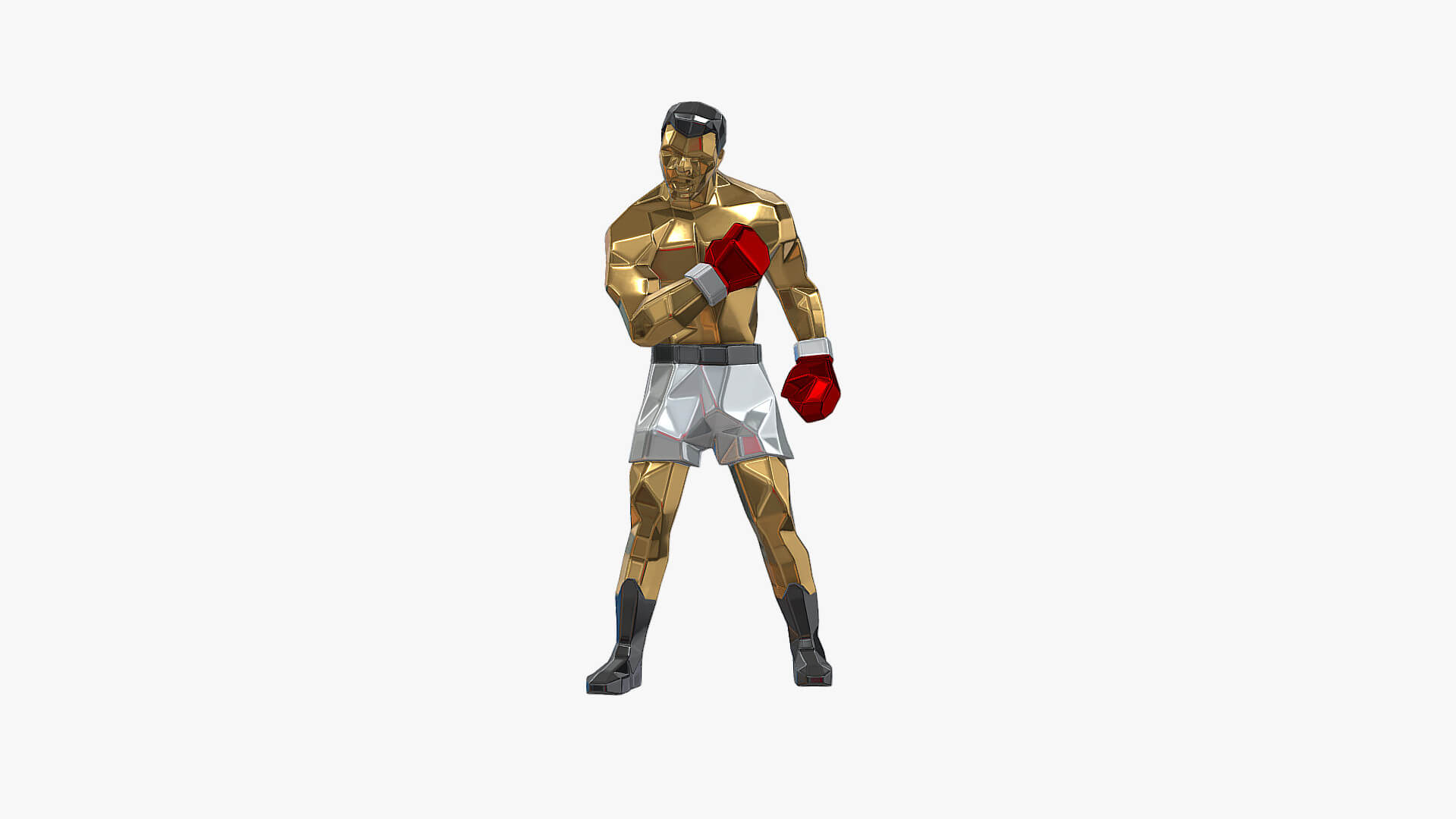 Muhammad Ali Figurines - 3D Print Model by lowpoly_print