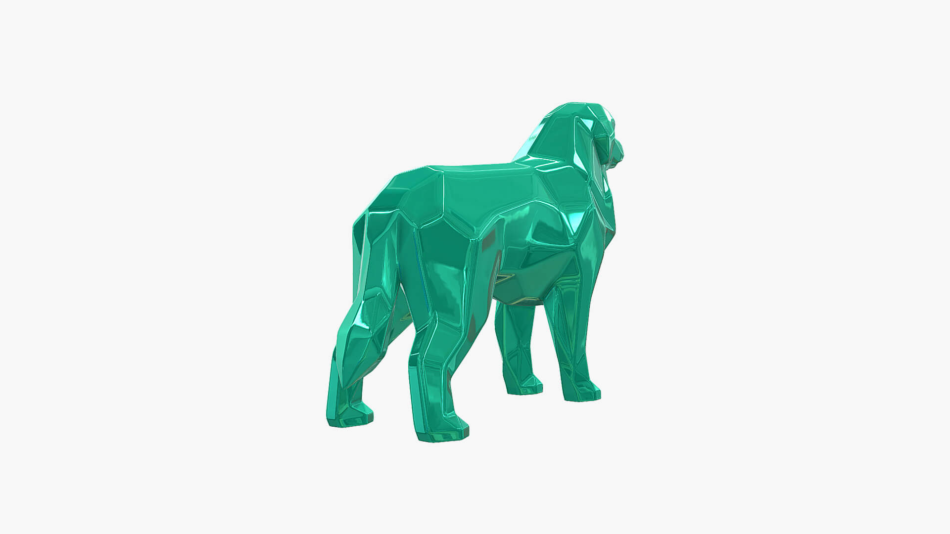 Pyrenean Mountain Dog - 3D Print Model by lowpoly_print