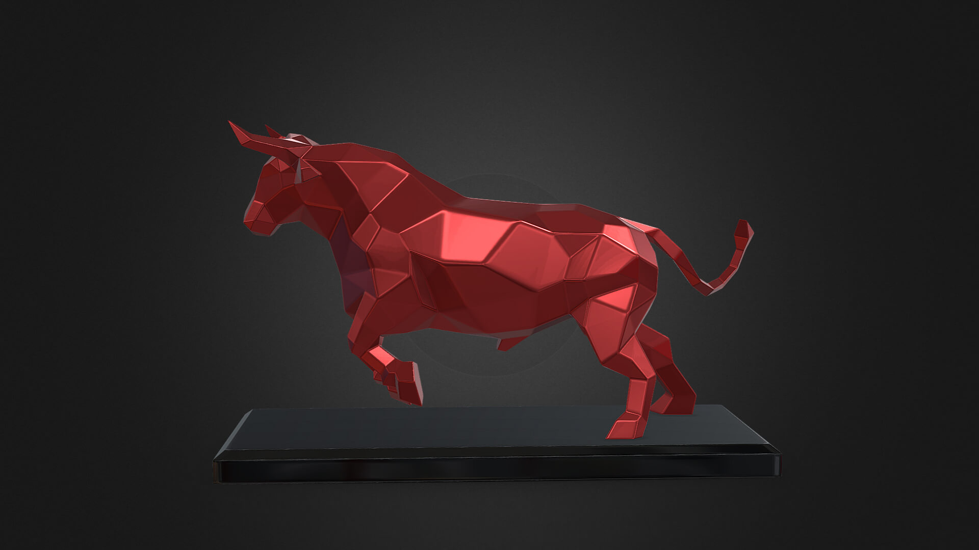 Red Bull Low Poly - 3D Print Model by lowpoly_print