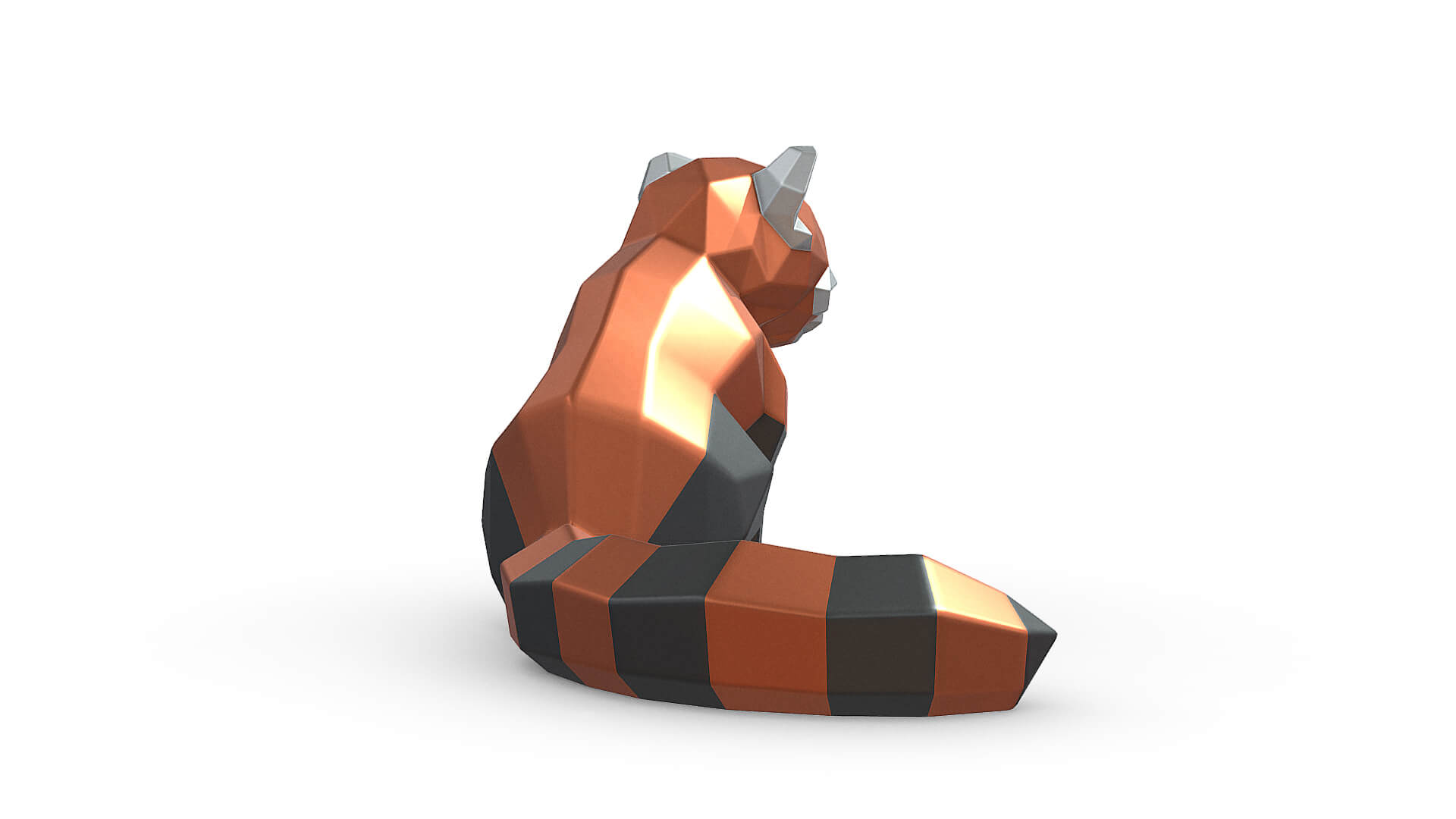 Red Panda - 3D Model by lowpoly_print