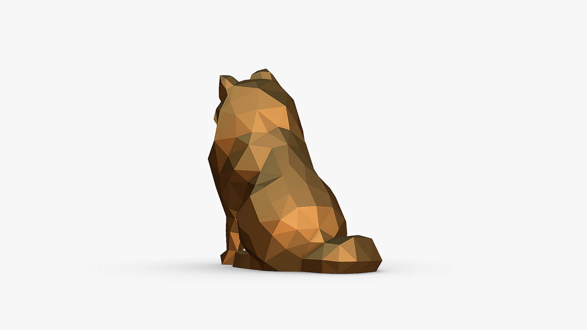 Pomeranian Spitz Dog - 3D Model by lowpoly_print