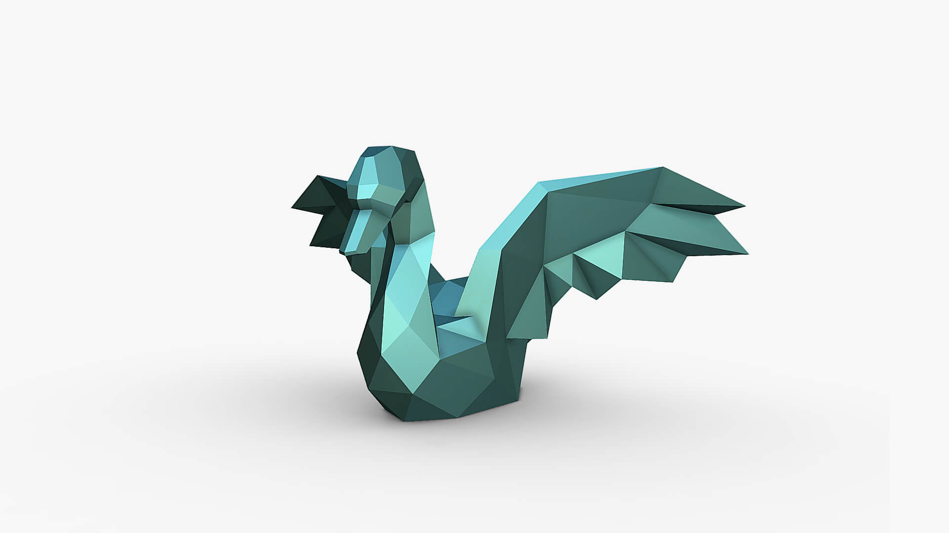 Swan Figure model by lowpoly_print