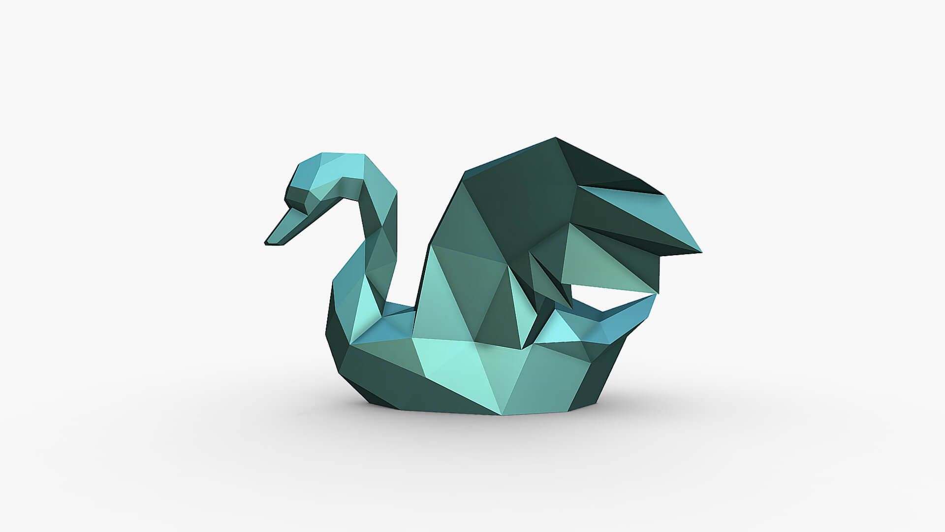 Swan Figure model by lowpoly_print