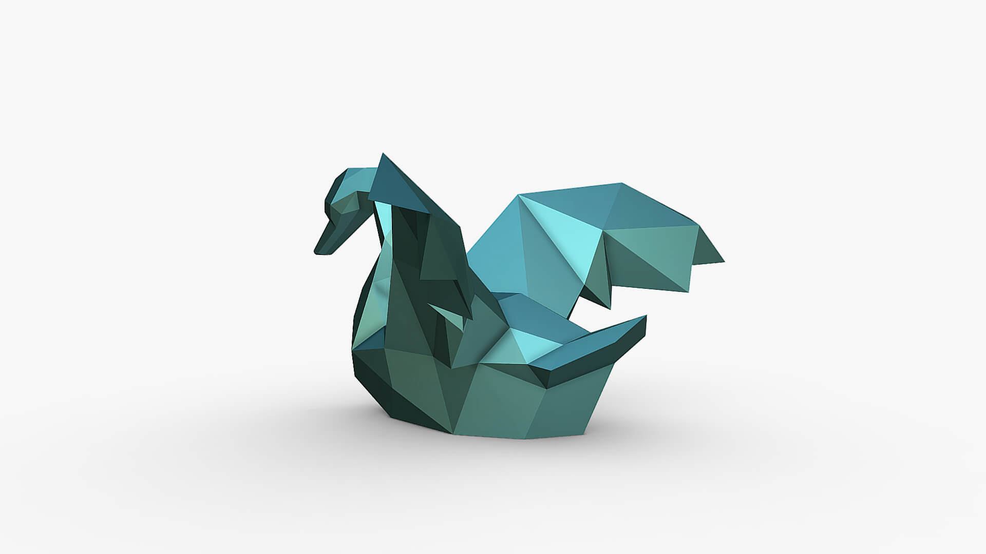 Swan Figure model by lowpoly_print