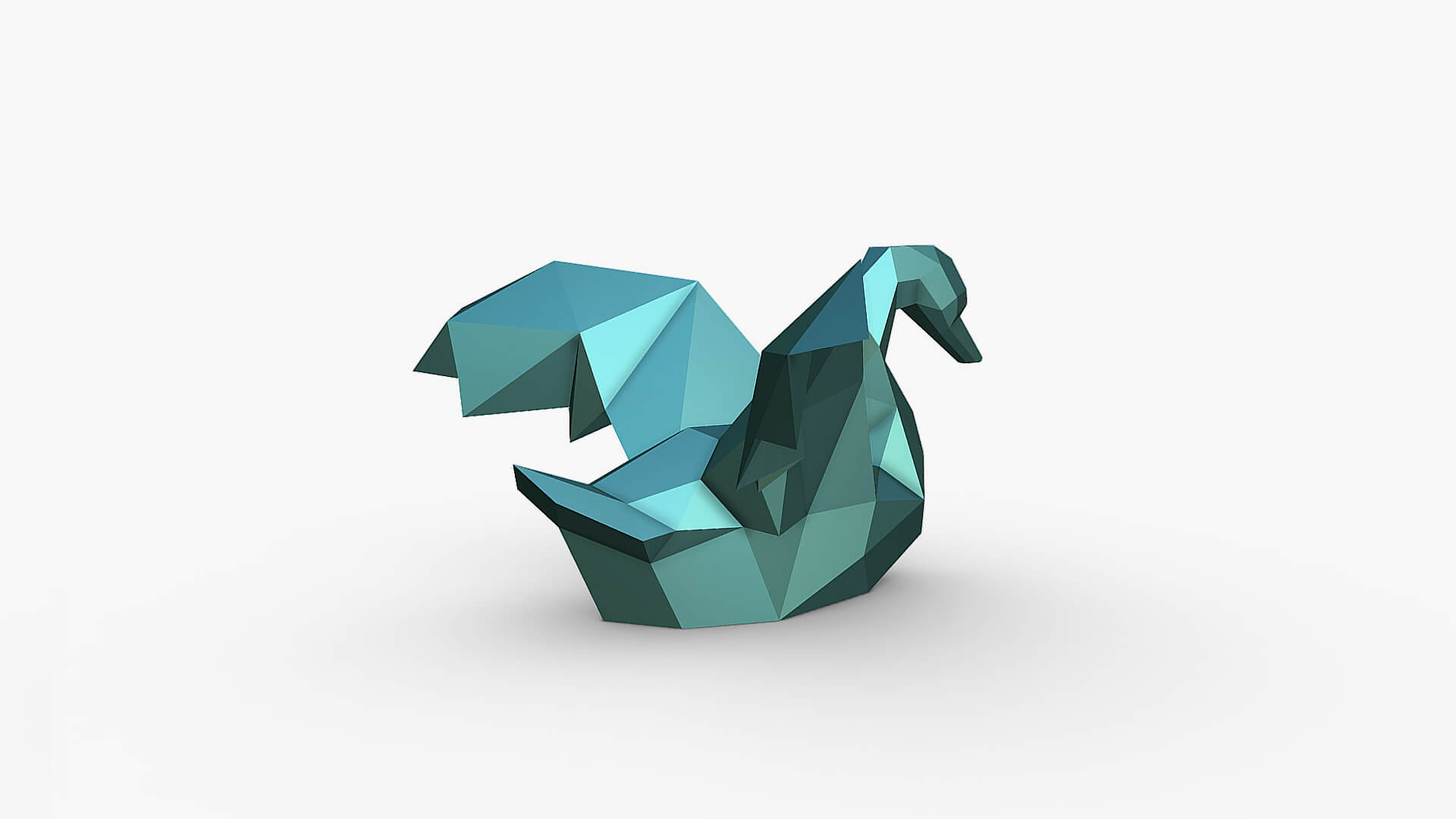 Swan Figure model by lowpoly_print