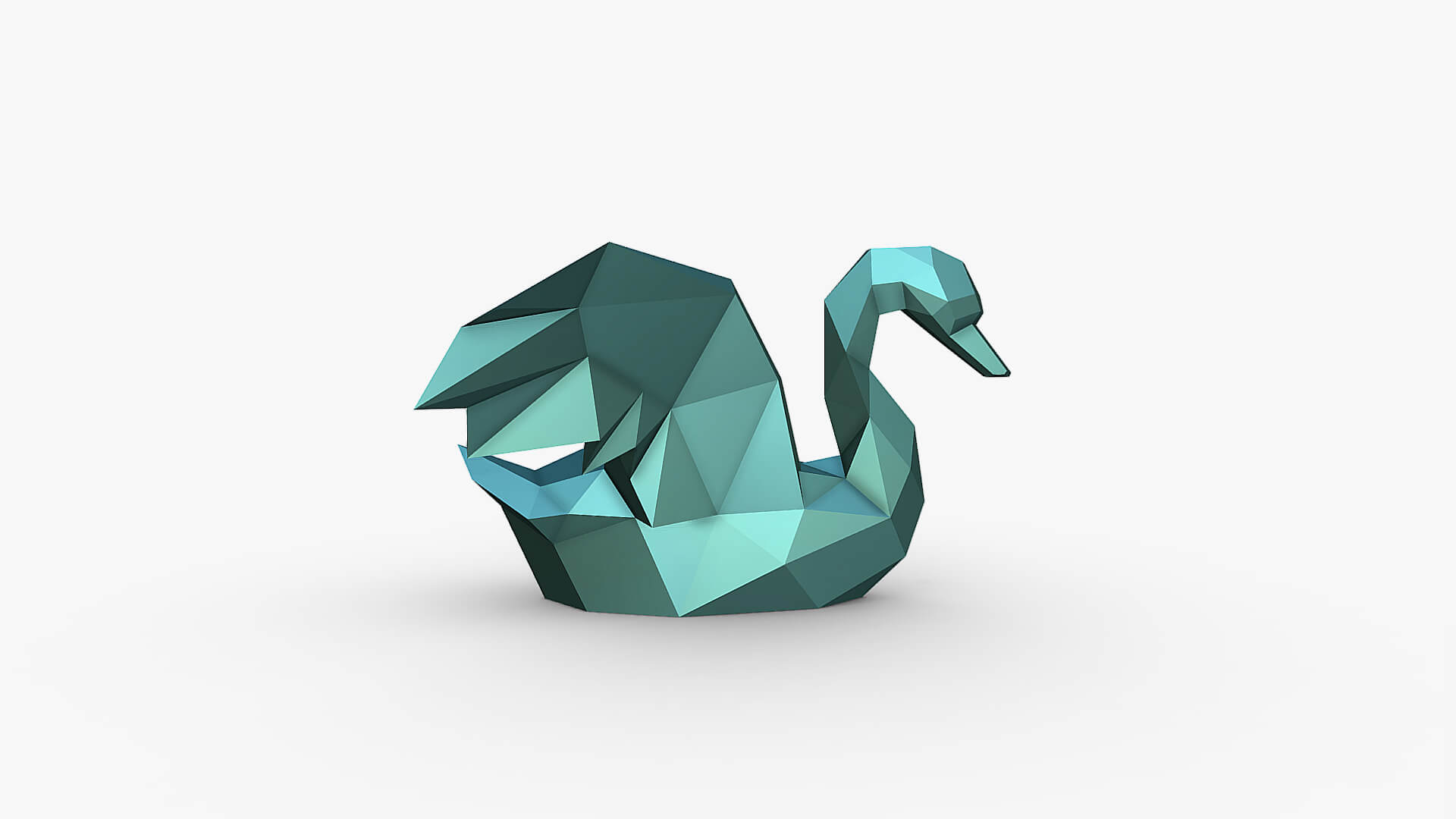 Swan Figure model by lowpoly_print